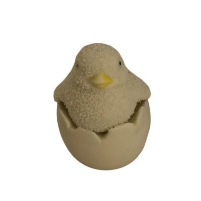 VINTAGE SNOWBABIES Department 56 Chick In Egg Easter Bisque Spring ...