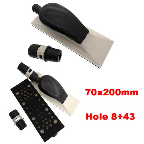 70 x 200mm Durable Hand Dust Extraction Sanding Grinding Sponge Block ...