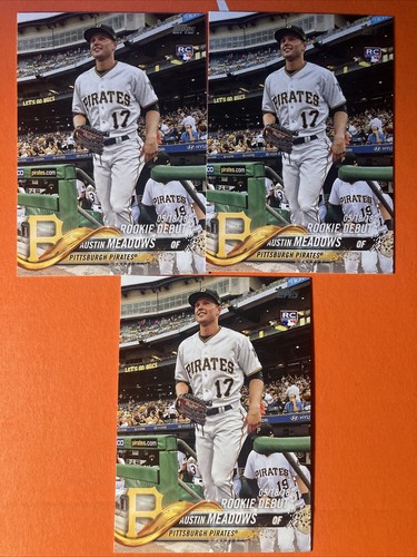 2018 Topps Update #US130 Austin Meadows Rookie Debut RC Rookie Card Lot ...
