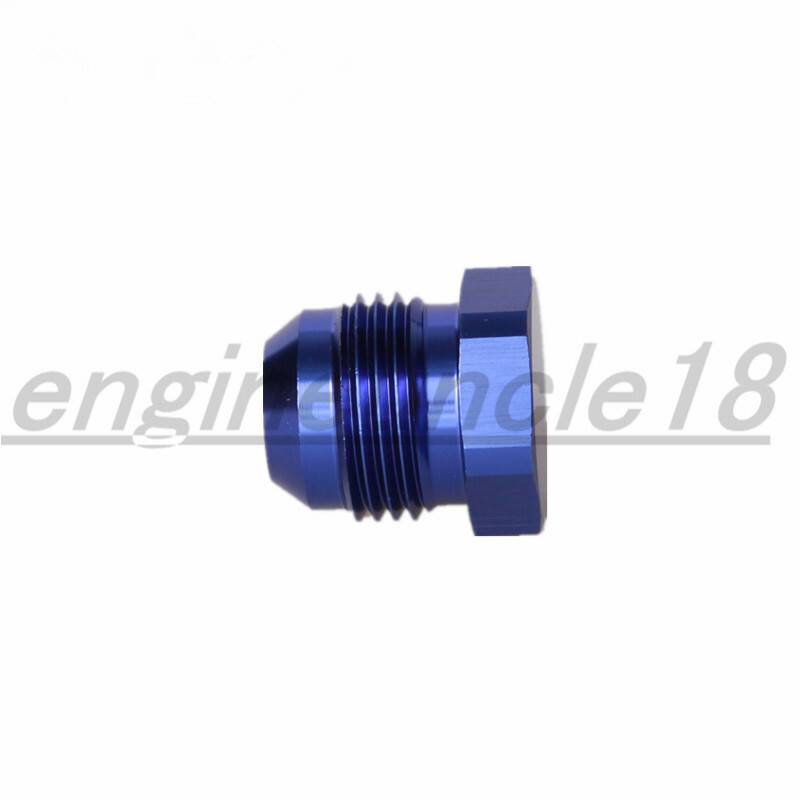 New AN4 AN-4 Plug Fitting Male Flare Adapter AN Plug Aluminum Alloy ...