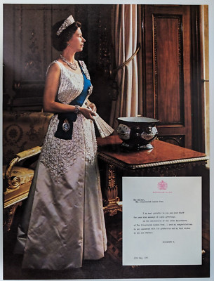 Queen Elizabeth II Royal Proclamation About ILN 1967 Original Print Ad ...