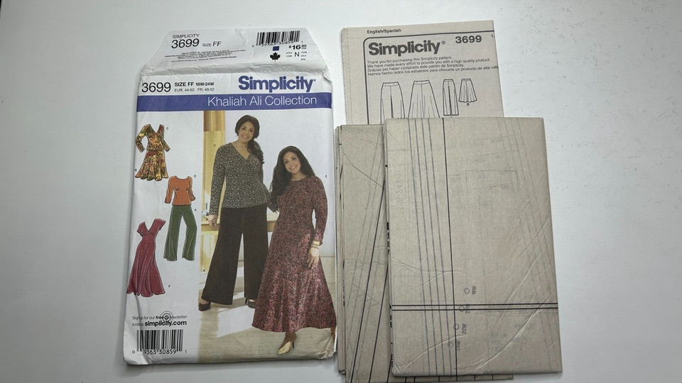 New Simplicity Sewing Patterns Uncut Vintage Plus Size Clothing Buy ...