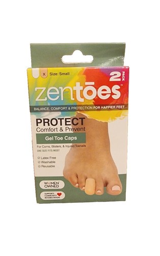 New Zentoes Gel Toe Caps 2 Pack - Protect Comfort And Prevent Injuries ...