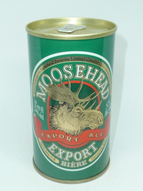 Empty Bottom Opened 12oz MooseHead Export S.S. Sta-Tab ** Clean Can ...
