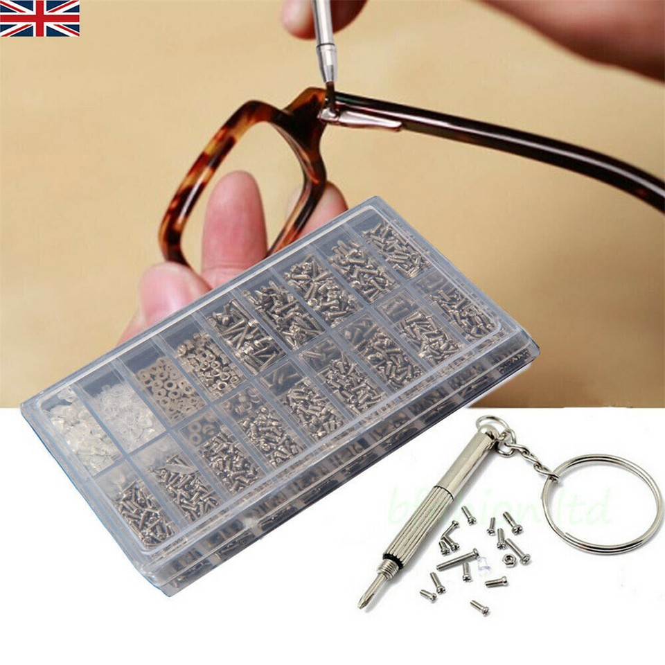 1000x Micro Glasses Sunglass Watch Spectacles Screws Nuts Screwdriver ...