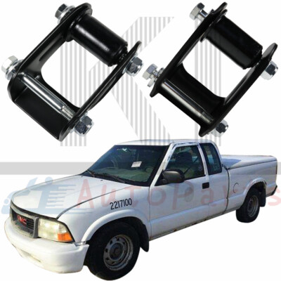 Rear LH & RH Pair Leaf Spring Shackle Kit For Chevrolet Blazer S10 GMC ...