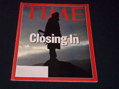 2001 DECEMBER 24 TIME MAGAZINE - CLOSING IN FRONT COVER - H 6546 | eBay