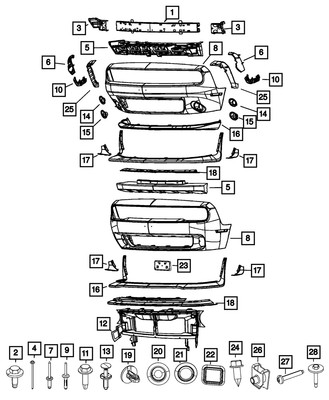 Genuine Mopar Package License Plate 68175091AA | eBay