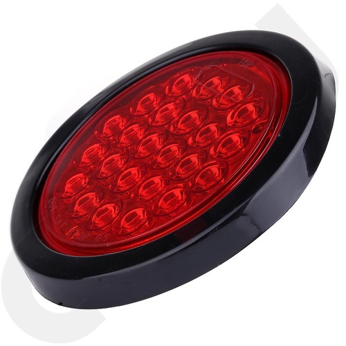 10x Red Stop Turn Tail Brake 4" Round Lights for Kenworth Peterbilt ...