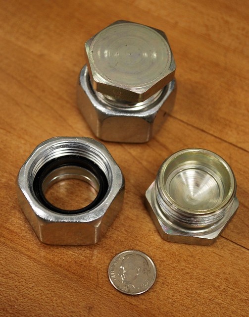 Parker FM22LCF E02-22L Tube Fitting Nut with Cap - - for sale online | eBay