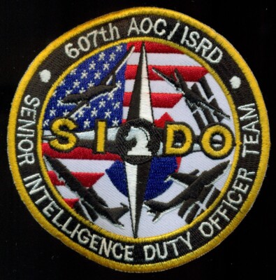USAF 607th AOC ISRD Senior Intelligence Duty Officer Patch K-2 | eBay