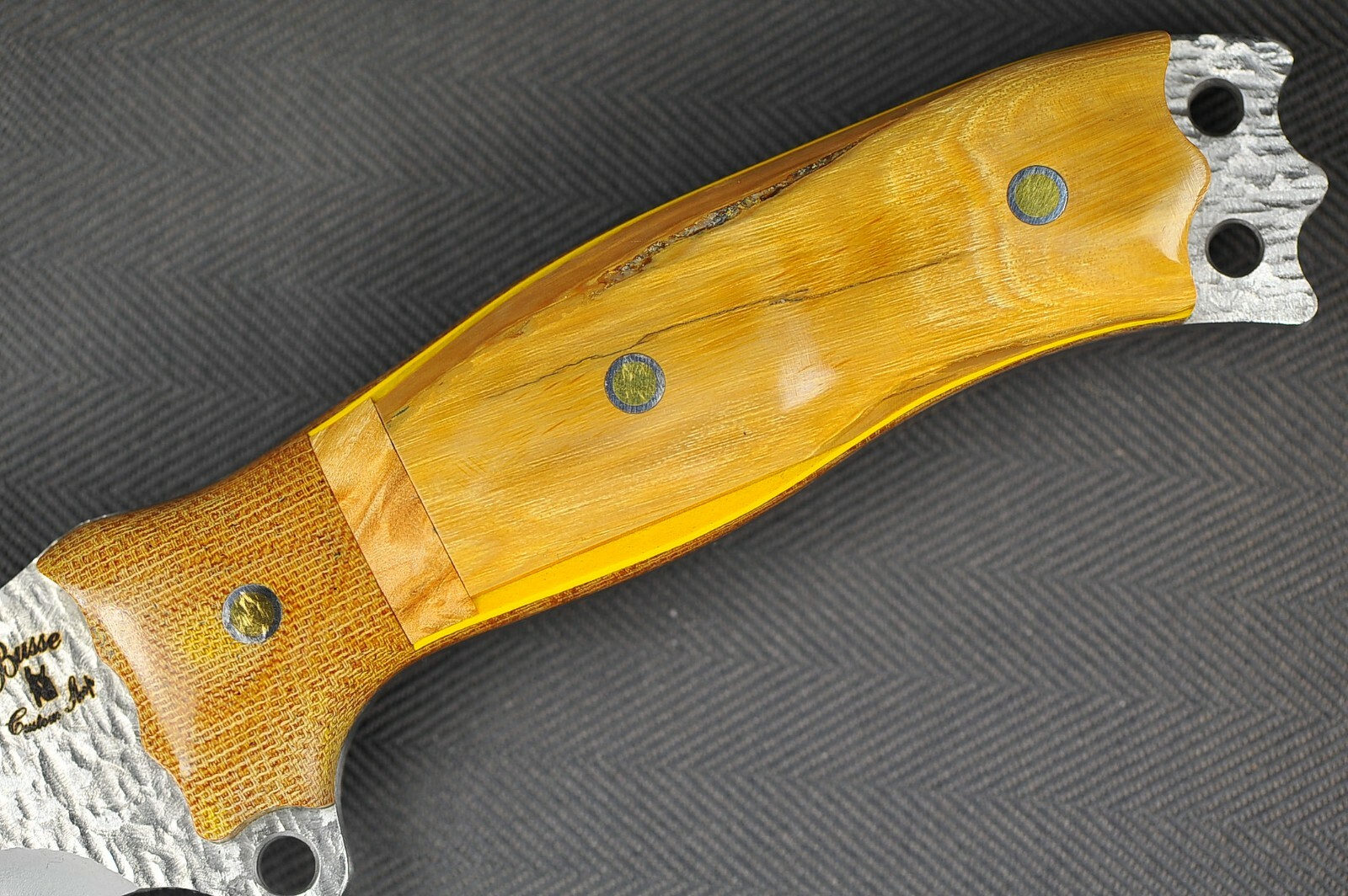 Busse Custom Hell Razor 2 .22" Nuclear Option INFI, Canvas G-rexed Wood ...