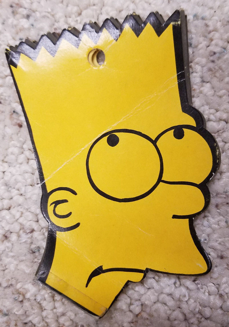 Original 1990 Bart Simpson Simpsons Notepad Pad Paper Legends of ...