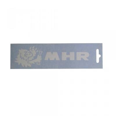 Autocollant stickers Malossi MHR pour auto 33 9774 / logo MHR blanc ...