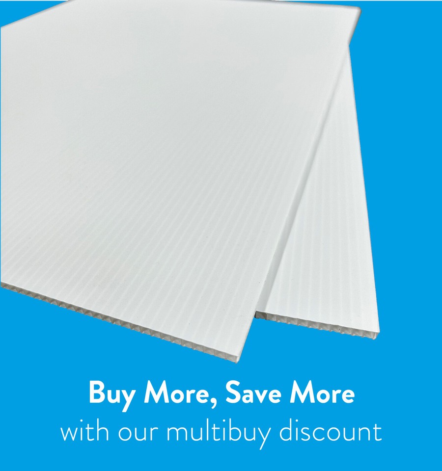 A1 Correx Sign Board 4mm Advertising Weatherproof 24hr Dispatch FREE ...