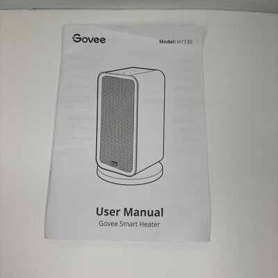 GOVEE MODEL: H7130 Smart Heater User Manual | eBay