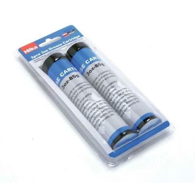 2 X Large Grease Gun Cartridges - 3oz - Refill Hilka Grease Cartridge ...
