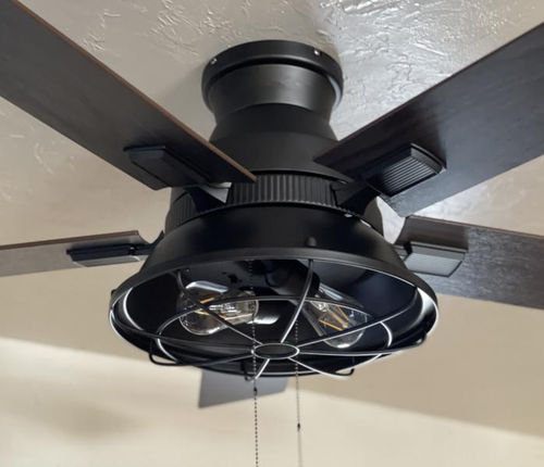 Steampunk Ceiling Fan Light | Shelly Lighting