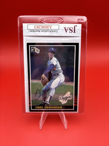 1985 Donruss Orel Hershiser Signed Autograph Card Dodgers JSA | eBay