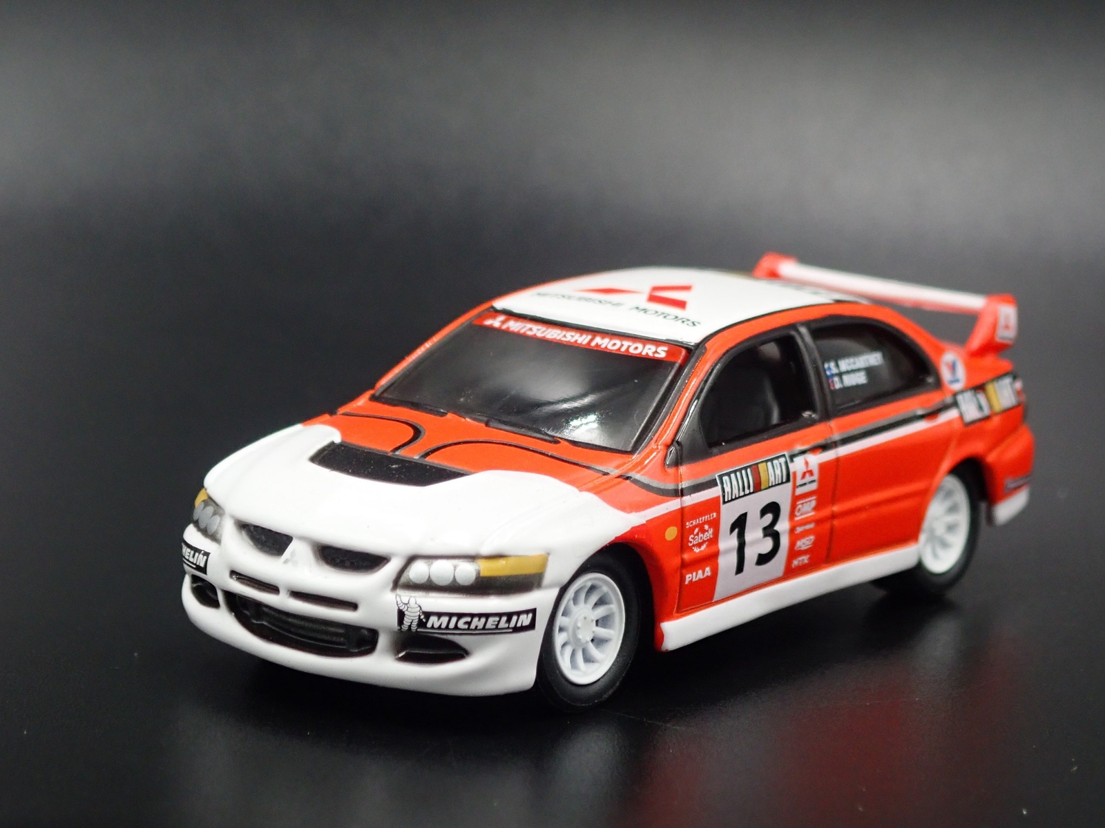 1999-2007 MITSUBISHI LANCER EVOLUTION EVO 1:64 SCALE DIORAMA DIECAST ...