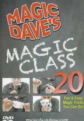 Magic Dave's Magic Class DVD VIDEO INSTRUCTIONAL fun easy tricks ...