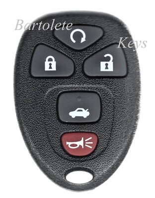 Replacement Keyless Entry Remote Car Key Fob Fits Saturn Sky Aura Relay ...
