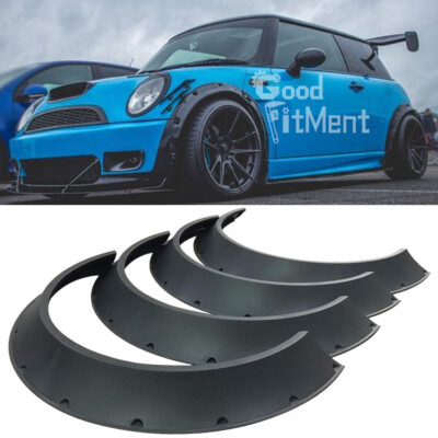 4x 800mm Fender Flares Extra Wide Body Wheel Arches For Mini Cooper R50 ...