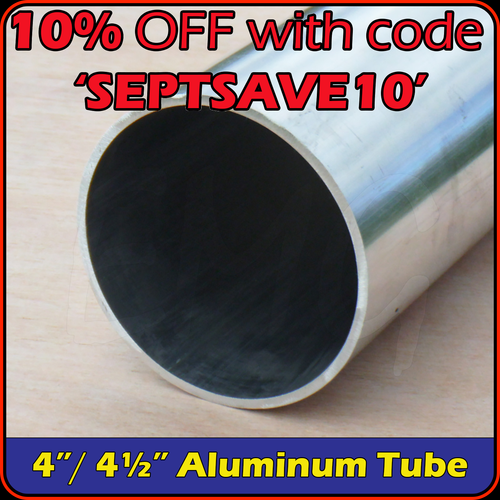 Aluminium Round Tube Pipe 100mm - 115mm 4 inch OD ID 98mm 95mm 89mm S ...