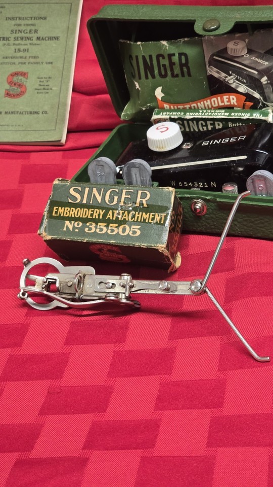 Lot of SCARCE Vintage Singer Attachments!!! | eBay