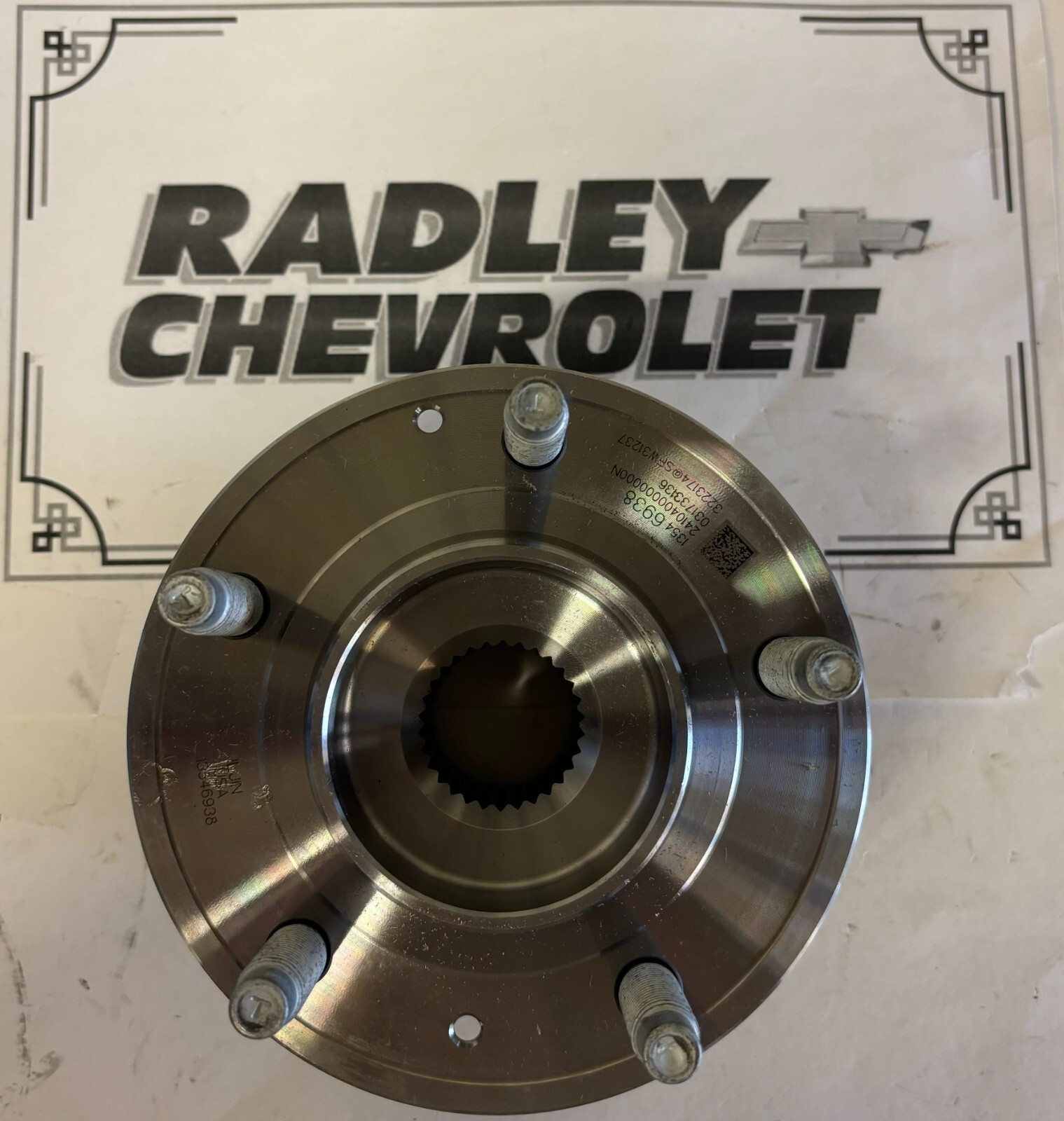 NEW GM OEM 11-24 ATS FRONT SUSPENSION BRAKE COMPONENTS- HUB ASSY GMC ...