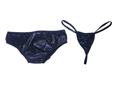 Women's Faux Leather RAVE Briefs/G-string Set | eBay