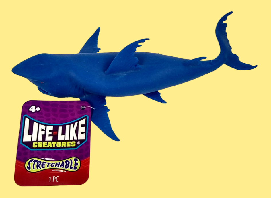 Shark Life-Like Imperial Jaru Figure Squishy Creatures Stretchable Toy ...