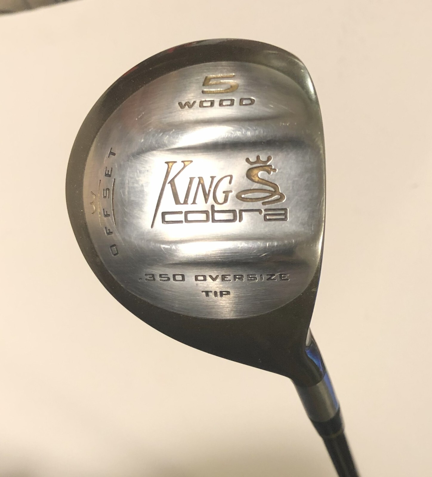 King Cobra 5 Wood .350 Oversize Tip Offset Graphite RH S Flex 42" w ...