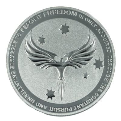 FREEDOM Phoenix COIN - SILVER TROY OUNCE 1oz COIN .999 Great Investment ...