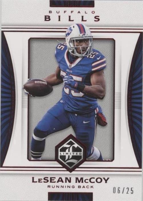 2017 Panini Limited - LeSean McCoy #27 Ruby Spotlight /25 for sale ...