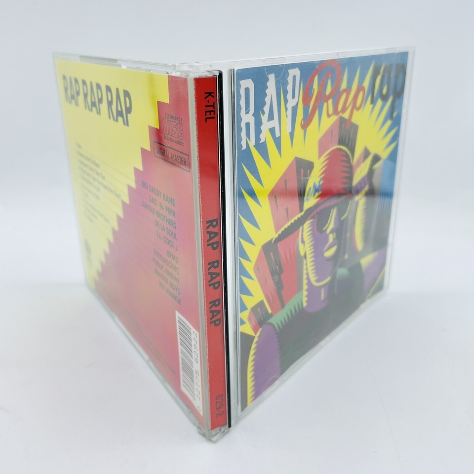 Rap Rap Rap (Various Artist CD, 1988, K-Tel) EPMD, Public Enemy, LL ...