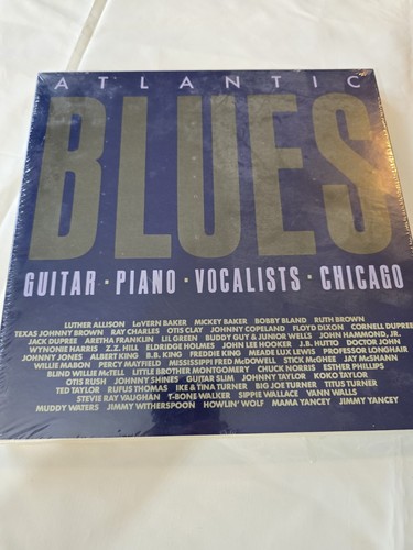 1991 Atlantic Blues 4 CD Set Various Artists Guitar Piano Vocalists ...