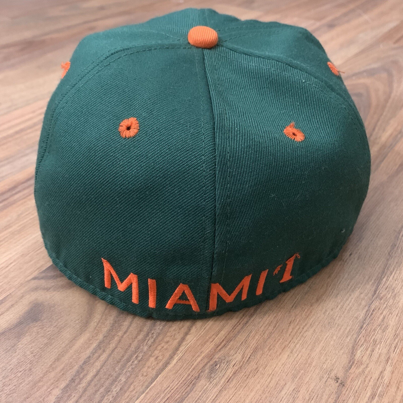 Vintage Miami Hurricanes Old English Script Logo Hat … - Gem
