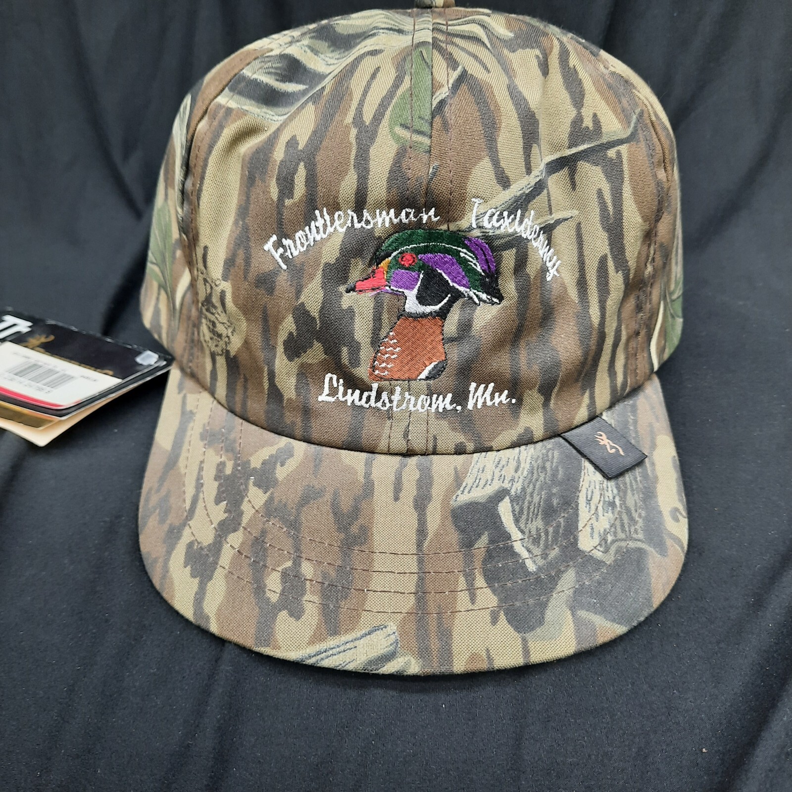 Browning Insulated Baseball Style Cap Frontiersman Taxidermy with ear ...