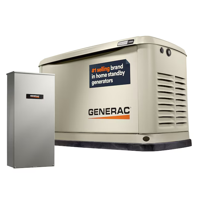 Generac 14kW Standby Generator with Generac Nexus Smart Switch NEMA 3R ...