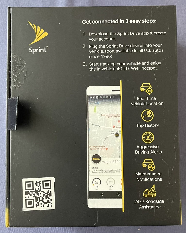 Sprint Drive 4G LTE WiFi Mobile Hotspot Car Tracking Roadside ...