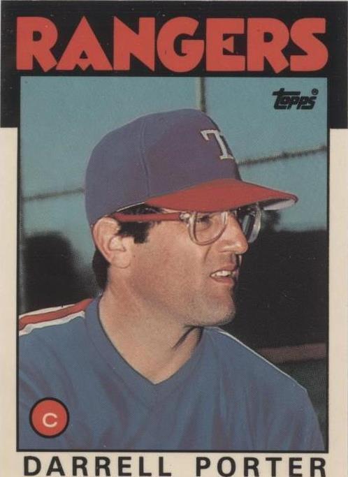 1986 Topps Traded - Darrell Porter #88T Collector's Edition (Tiffany ...