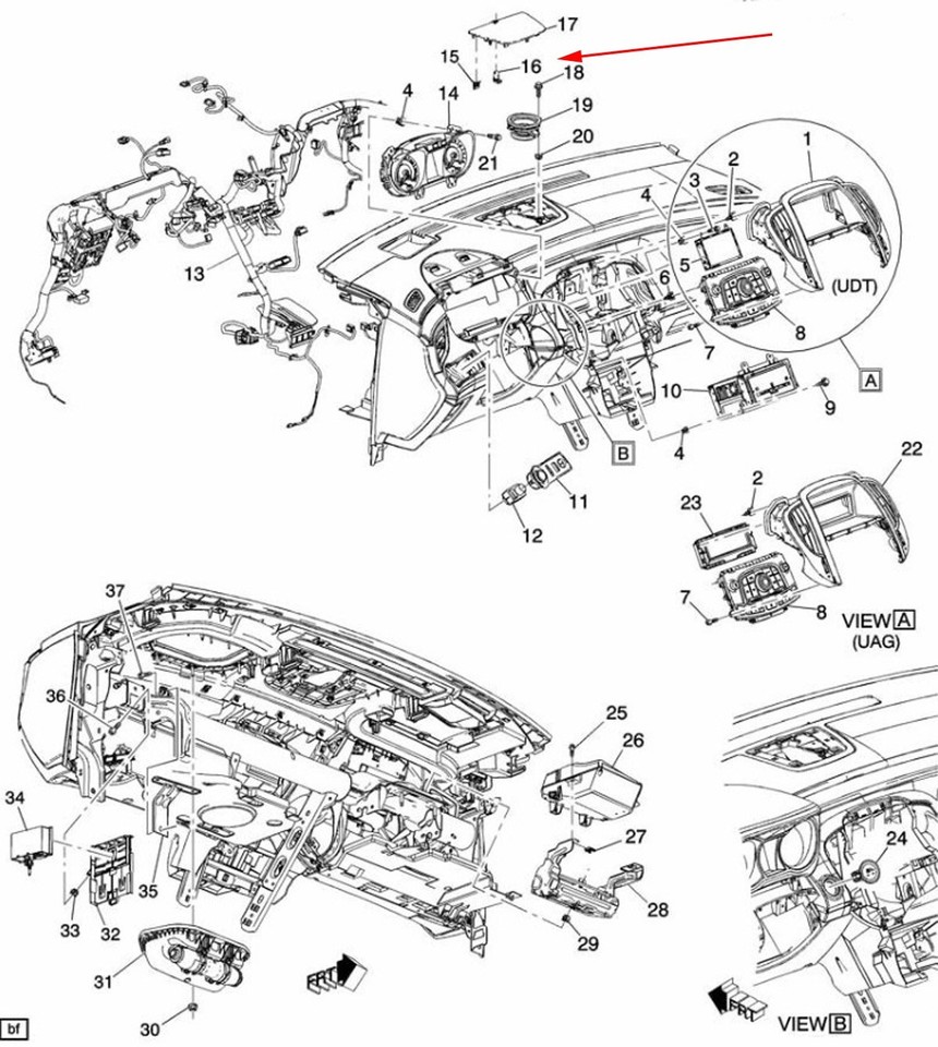 OEM Sun Load Sensor Buick Encore LaCrosse Regal Cadillac ATS CTS SRX ...