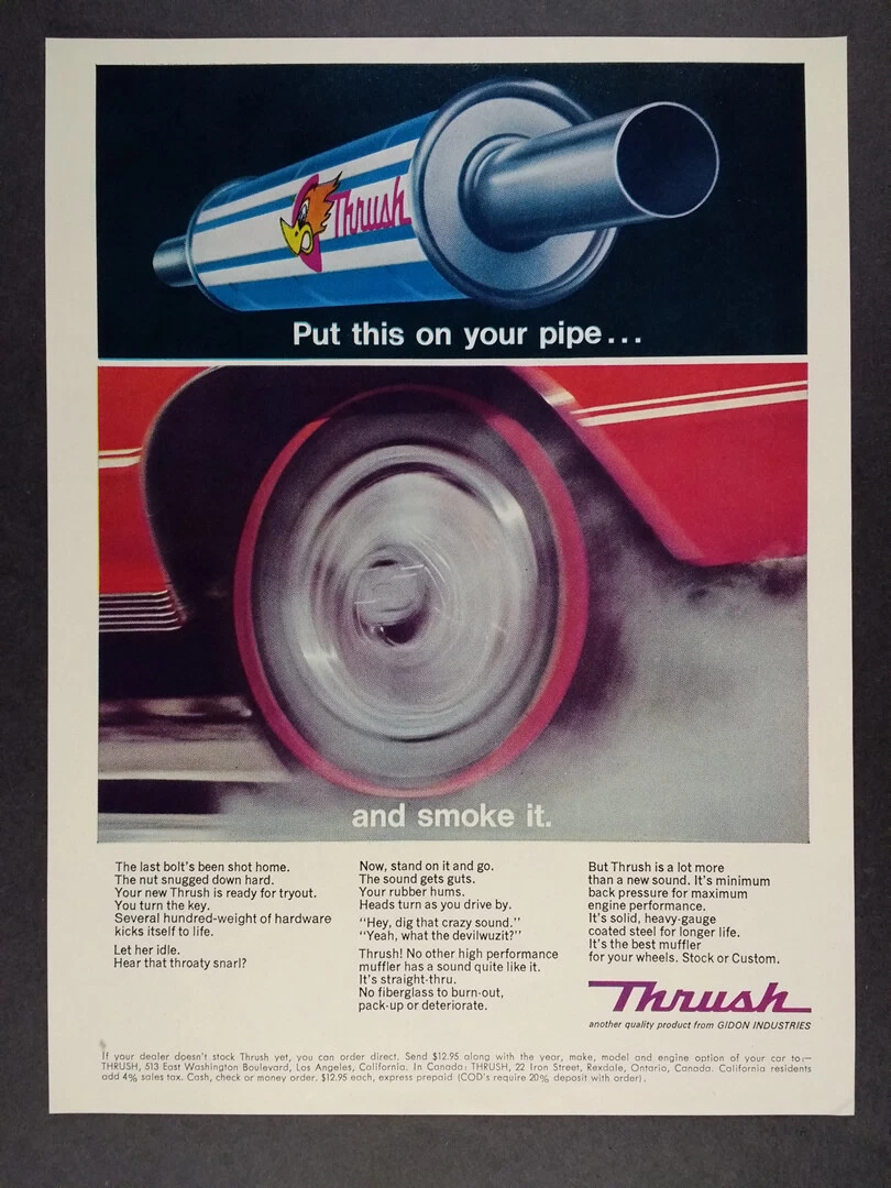 Vintage Thrush Mufflers