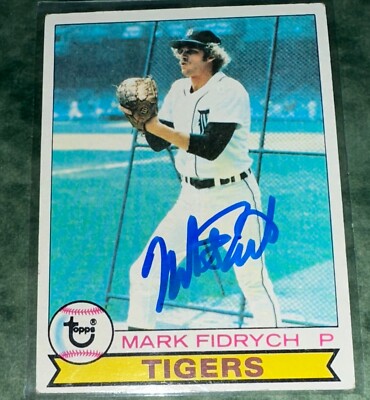 MARK FIDRYCH SIGNED CARD 1979 TOPPS BASEBALL CARD AUTOGRAPHED | eBay