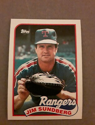 1989 Topps Jim Sundberg baseball card #78. Texas Rangers. | eBay