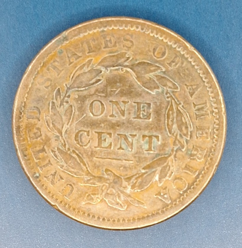 1838 US CORONET HEAD LARGE ONE CENT COIN, NICE DETALS | eBay