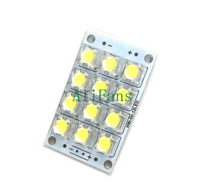 DC 3V-5V 12-LED Super Bright White Piranha LED Board Night LED Lamp ...