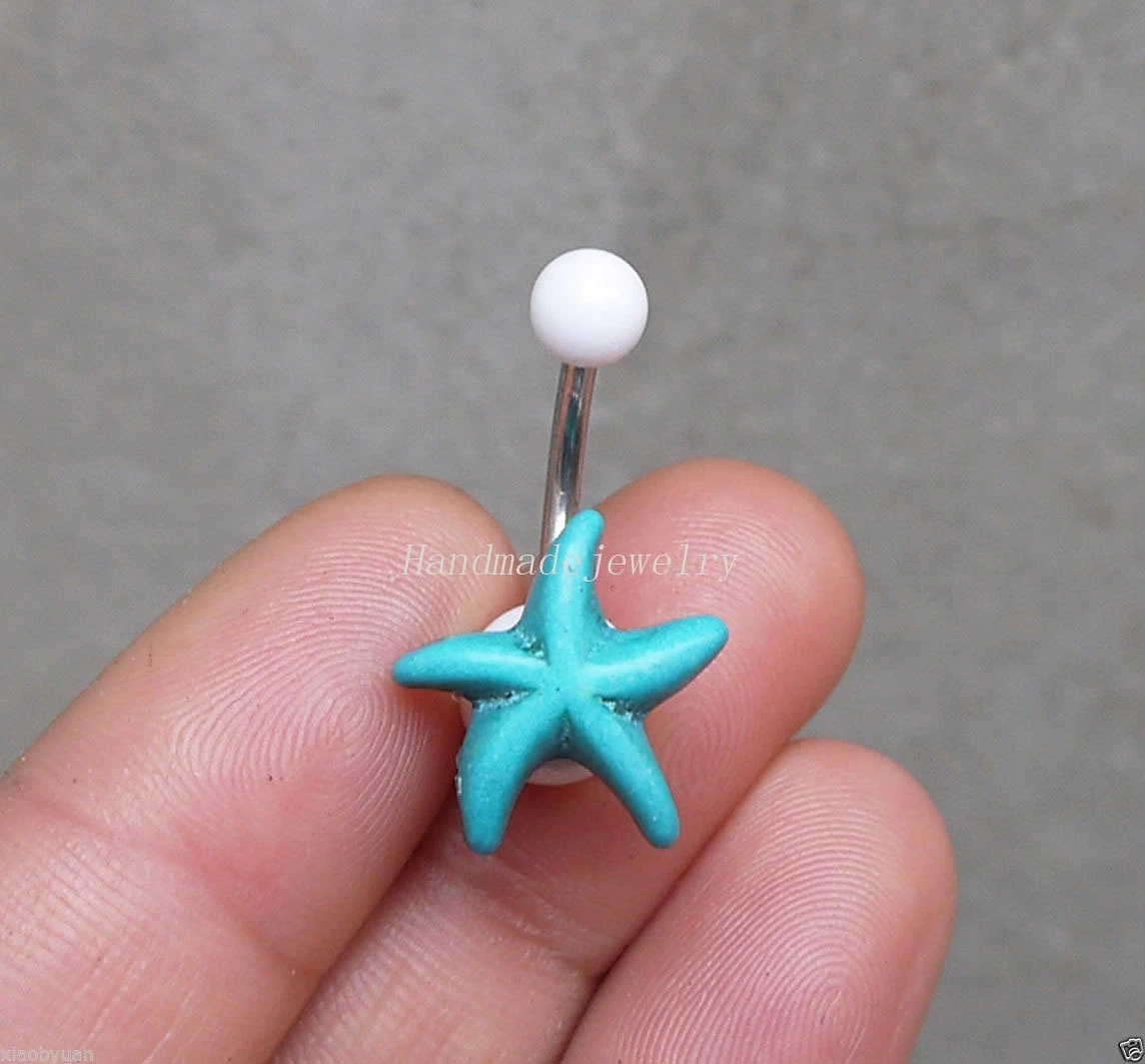 Starfish Belly Button Ring
