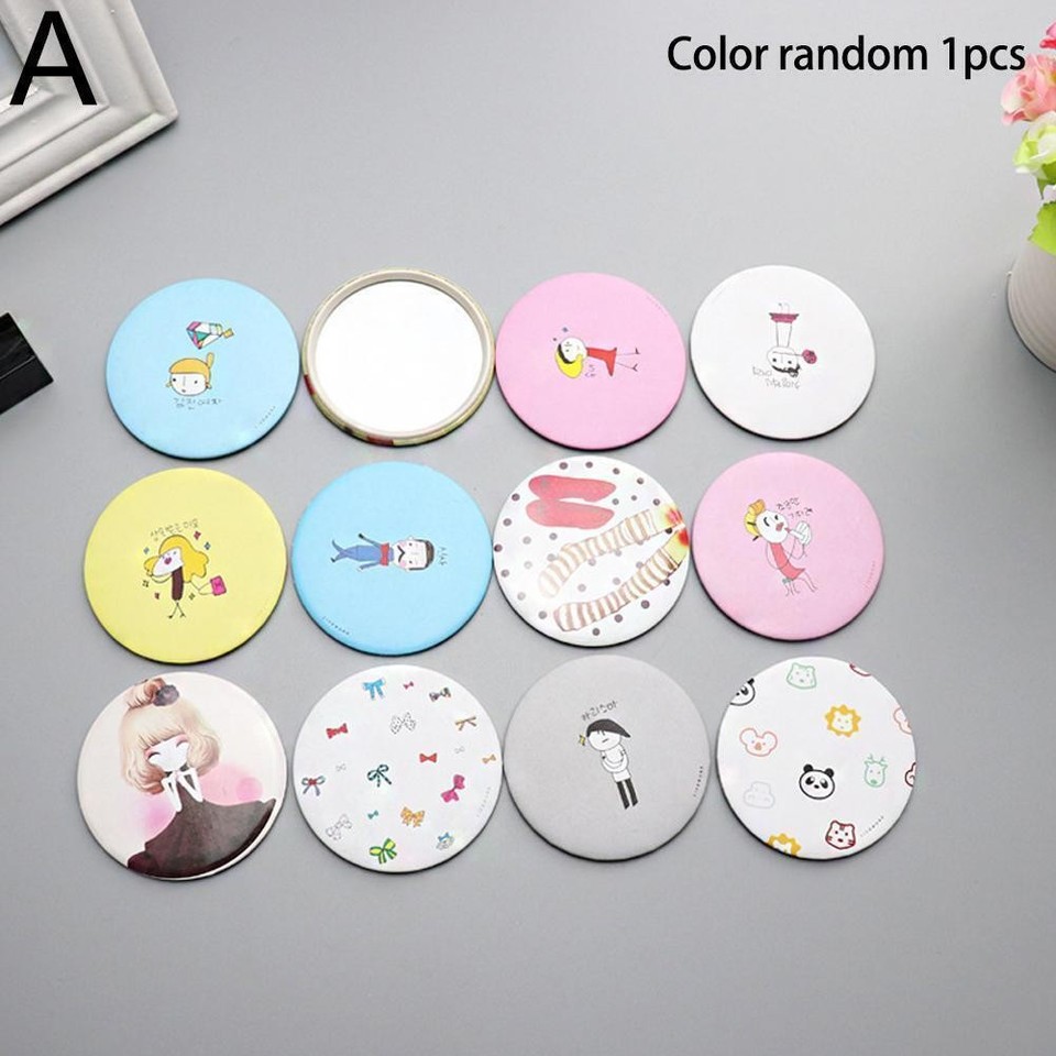 Cute and Portable Cartoon Mini Makeup Mirror Y1L5 W8V6 | eBay